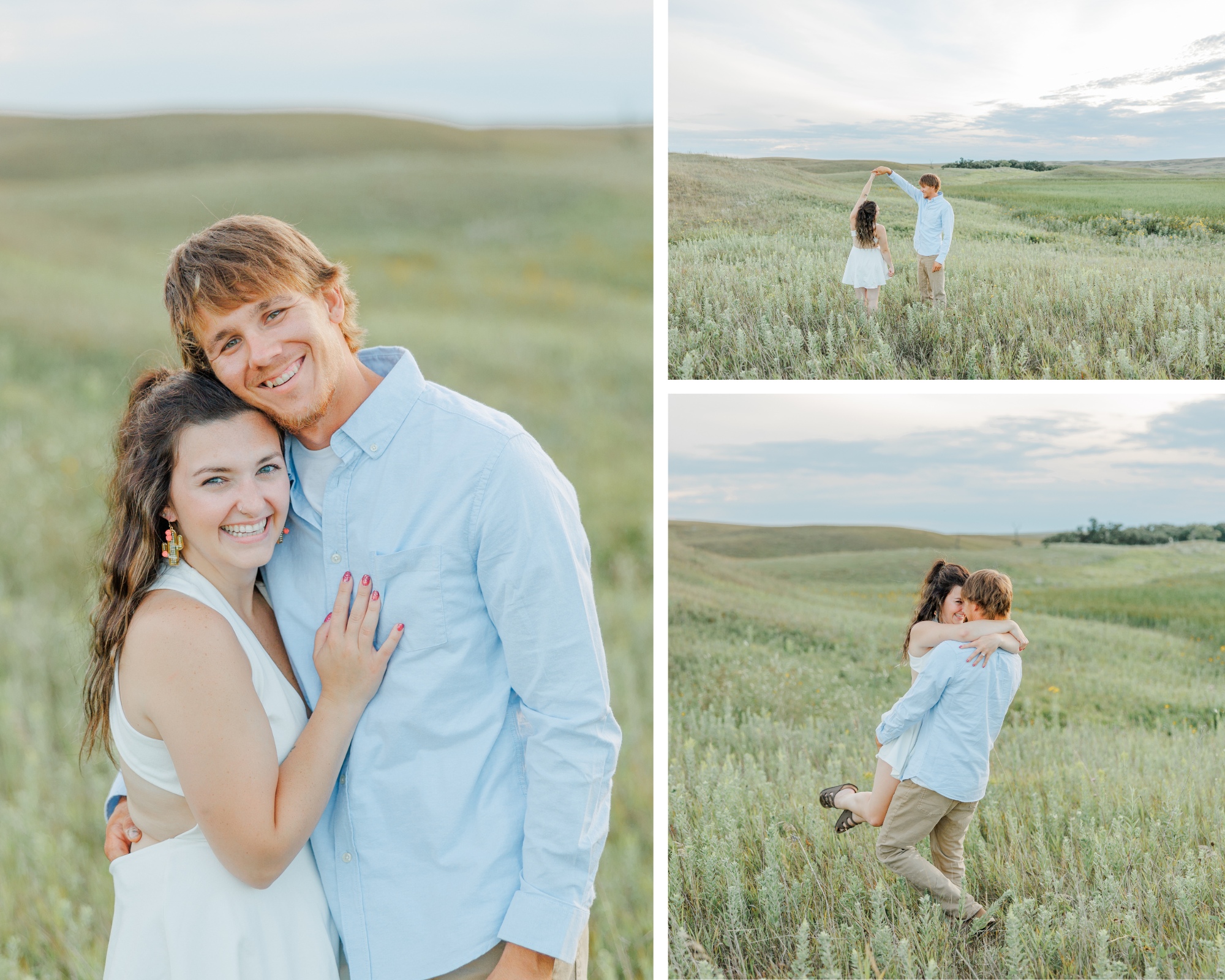 Kayla and Steven's Summer Engagement // Clear Lake, South Dakota
