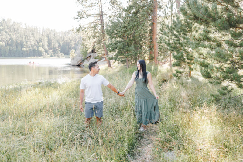 Sylvan Lake Engagement in Custer, SD | Kelsey + Asau - Moments by ...