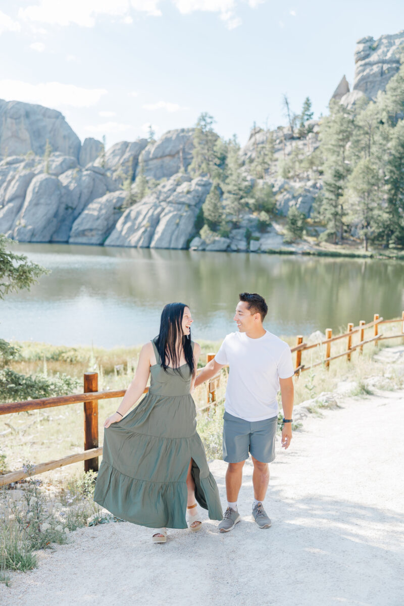 Sylvan Lake Engagement in Custer, SD | Kelsey + Asau - Moments by ...
