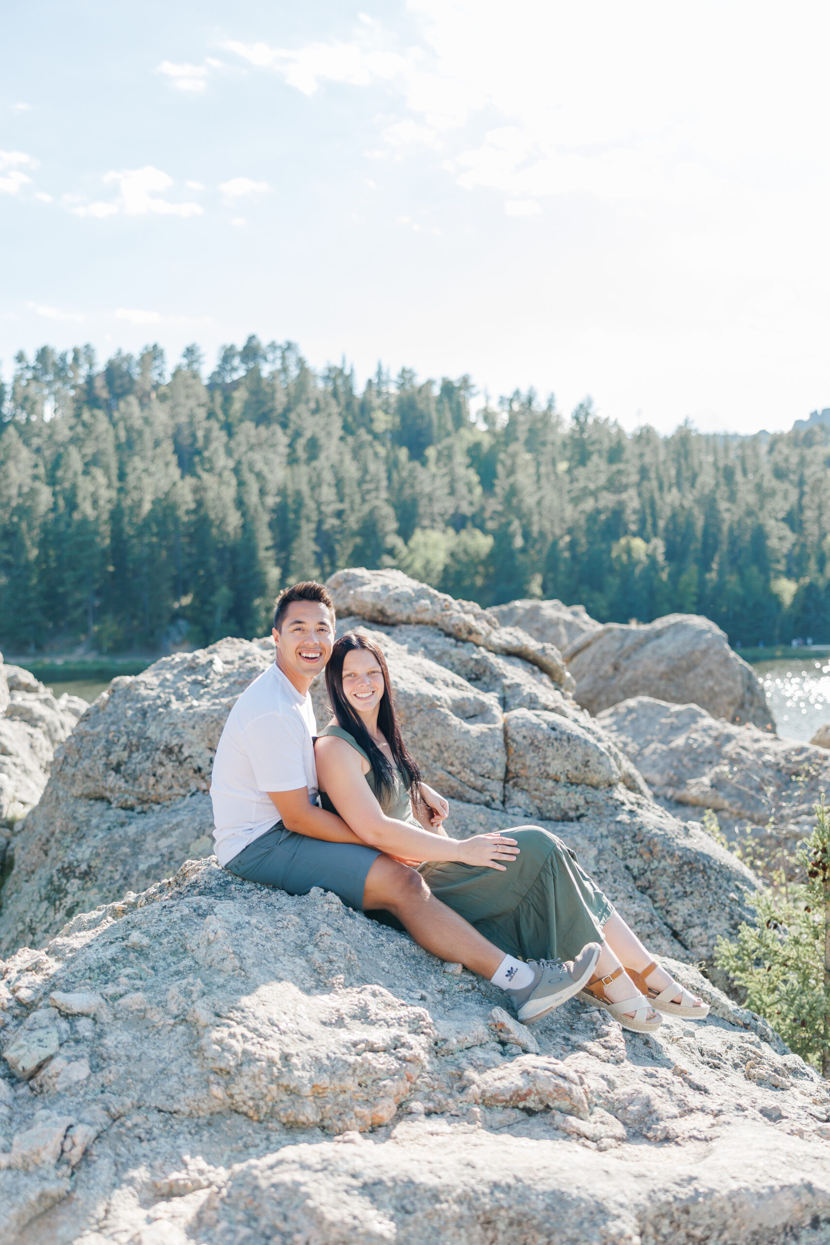 Sylvan Lake Engagement in Custer, SD | Kelsey + Asau - Moments by ...