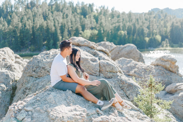 Sylvan Lake Engagement in Custer, SD | Kelsey + Asau - Moments by ...