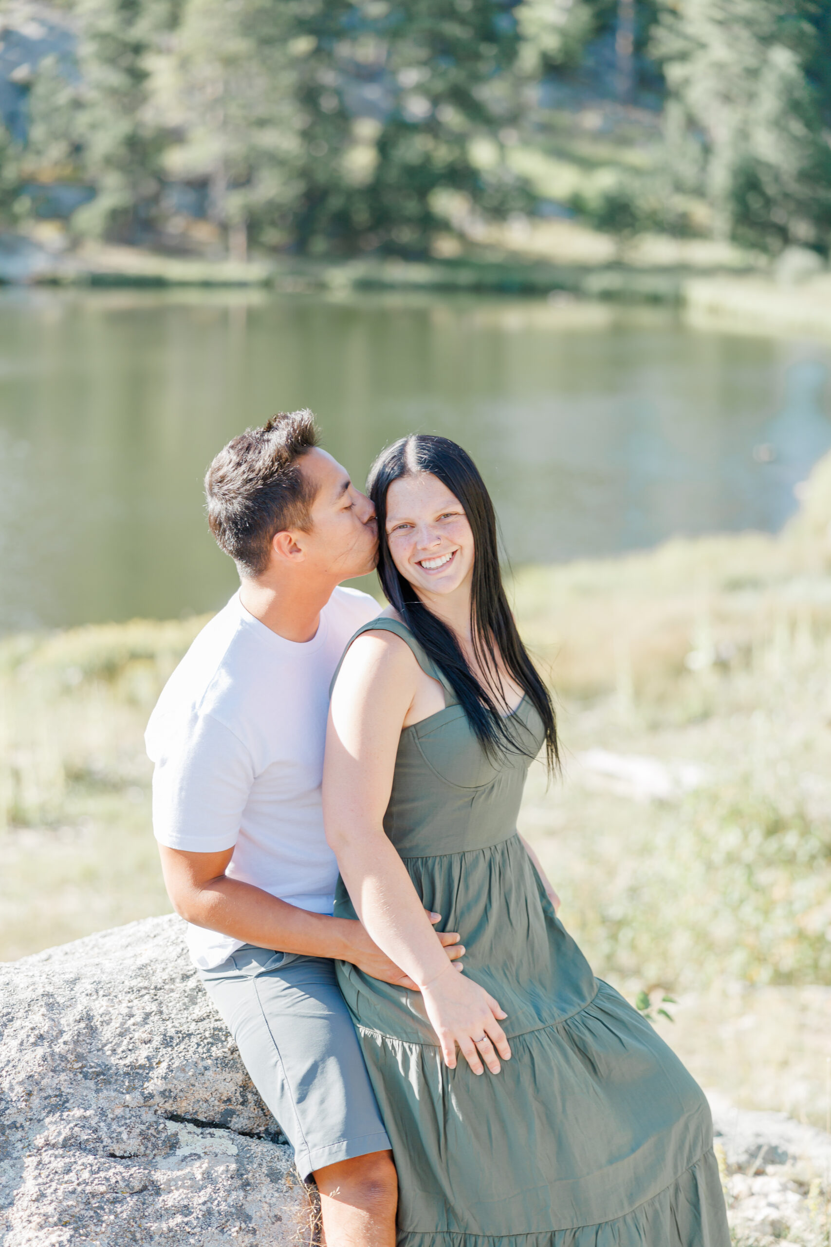 Sylvan Lake Engagement in Custer, SD | Kelsey + Asau - Moments by ...